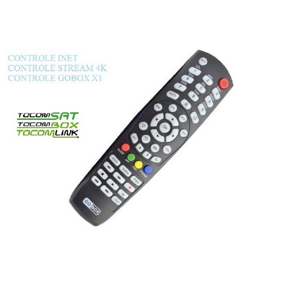 Controle remoto receptor tocomlink stream 4k | Shopee Brasil
