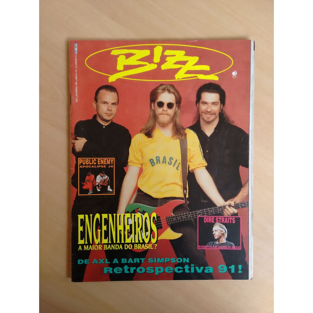 Revista Bizz 77 Engenheiros Do Hawaii Bart Simpson 012p | Shopee Brasil