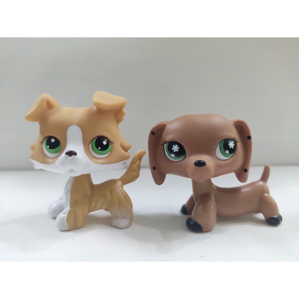 2 Pçs/Lote LPS Brinquedo Pet Shop Dog # 272 Littlest Do Miúdo ...