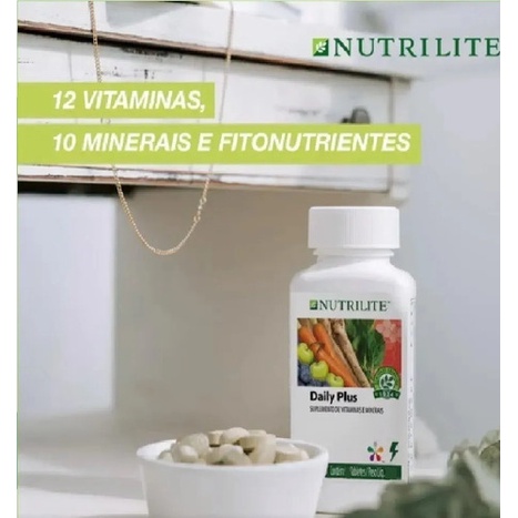 Daily Plus Multivitamínico com 90 tabletes Nutrilite Amway | Shopee Brasil