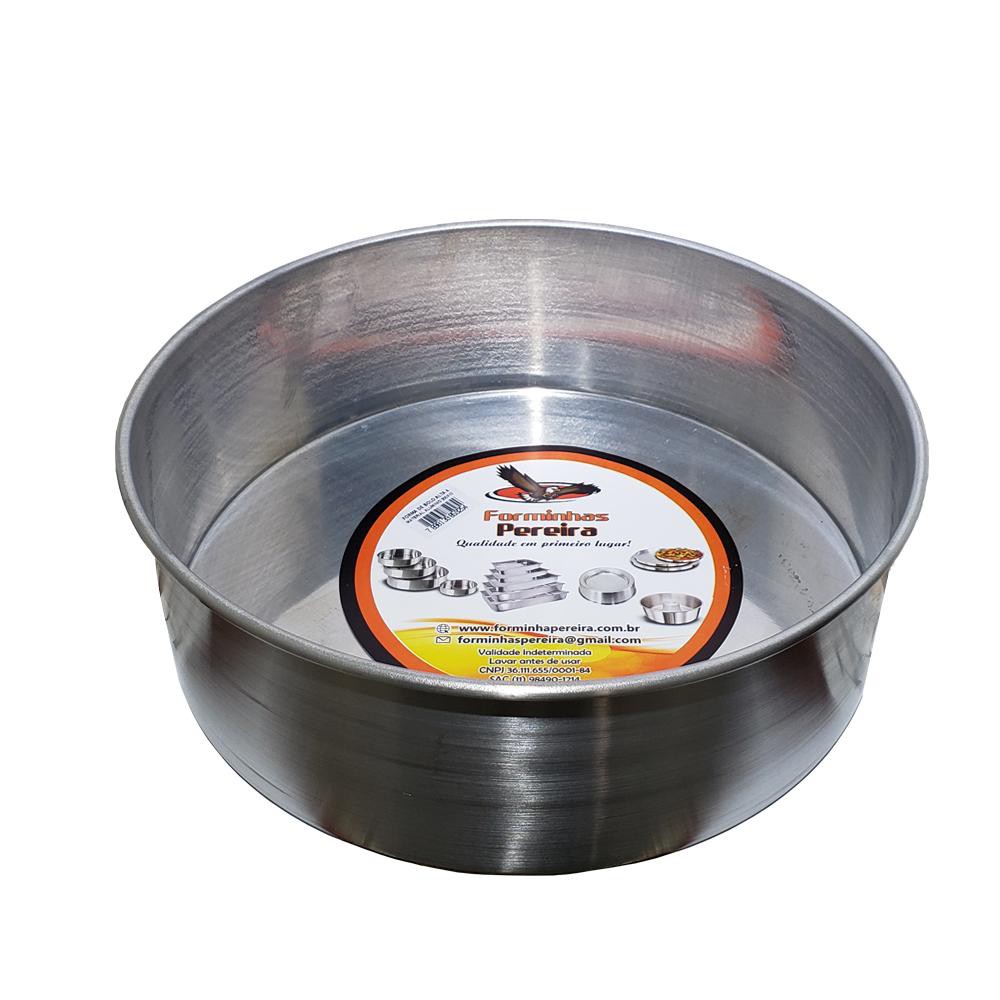 Forma de Bolo Tortas Grande Alta n° 4 em Alumínio 32 cm | Shopee Brasil