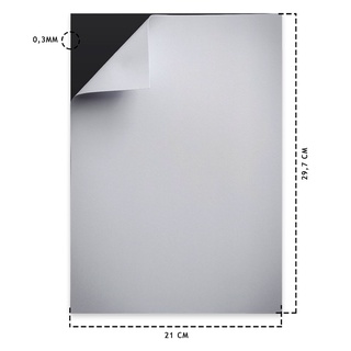 Imã em Folha Autocolante A4 Com 1 unidade - 29,7x21cm | Shopee Brasil