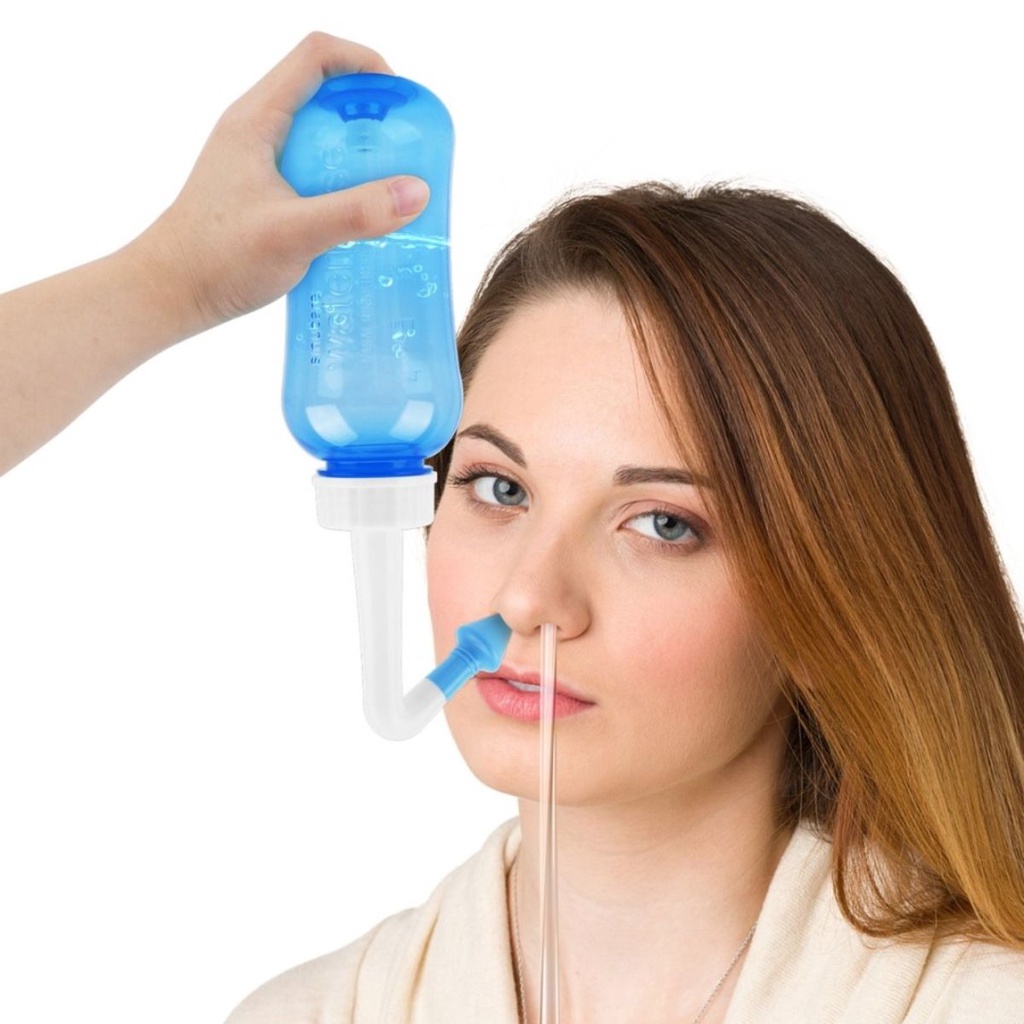 Sinusite Higienizador Ducha Nasal Lavador Lavagem - 300ml | Shopee Brasil