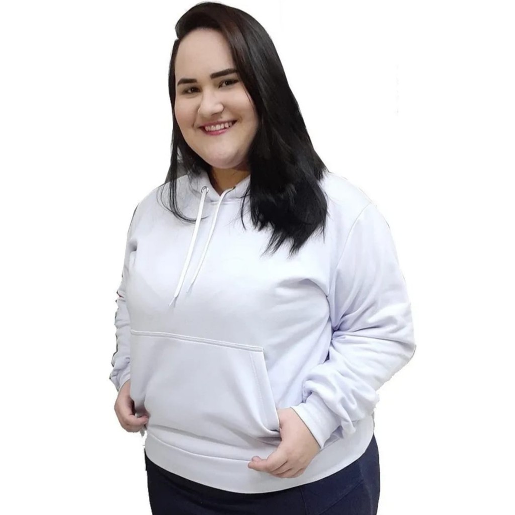 Moletom Plus-Size Modelo Canguru!! | Shopee Brasil