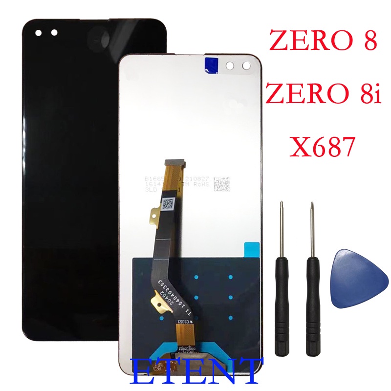 Tela Frontal Display LCD Touch Completo Infinix Zero 8 X687 Zero 8i ...
