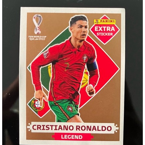 Figurinha Cristiano Ronaldo CR7 LEGEND bronze - Álbum Panini Copa Qatar ...