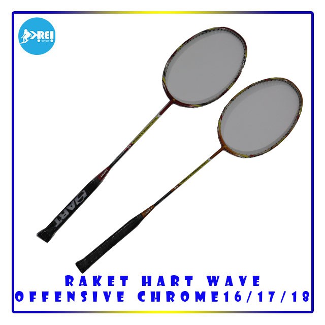 Raquete Badminton / Raquete De Badminton Hart Wave Offensive Chrome 16 ...