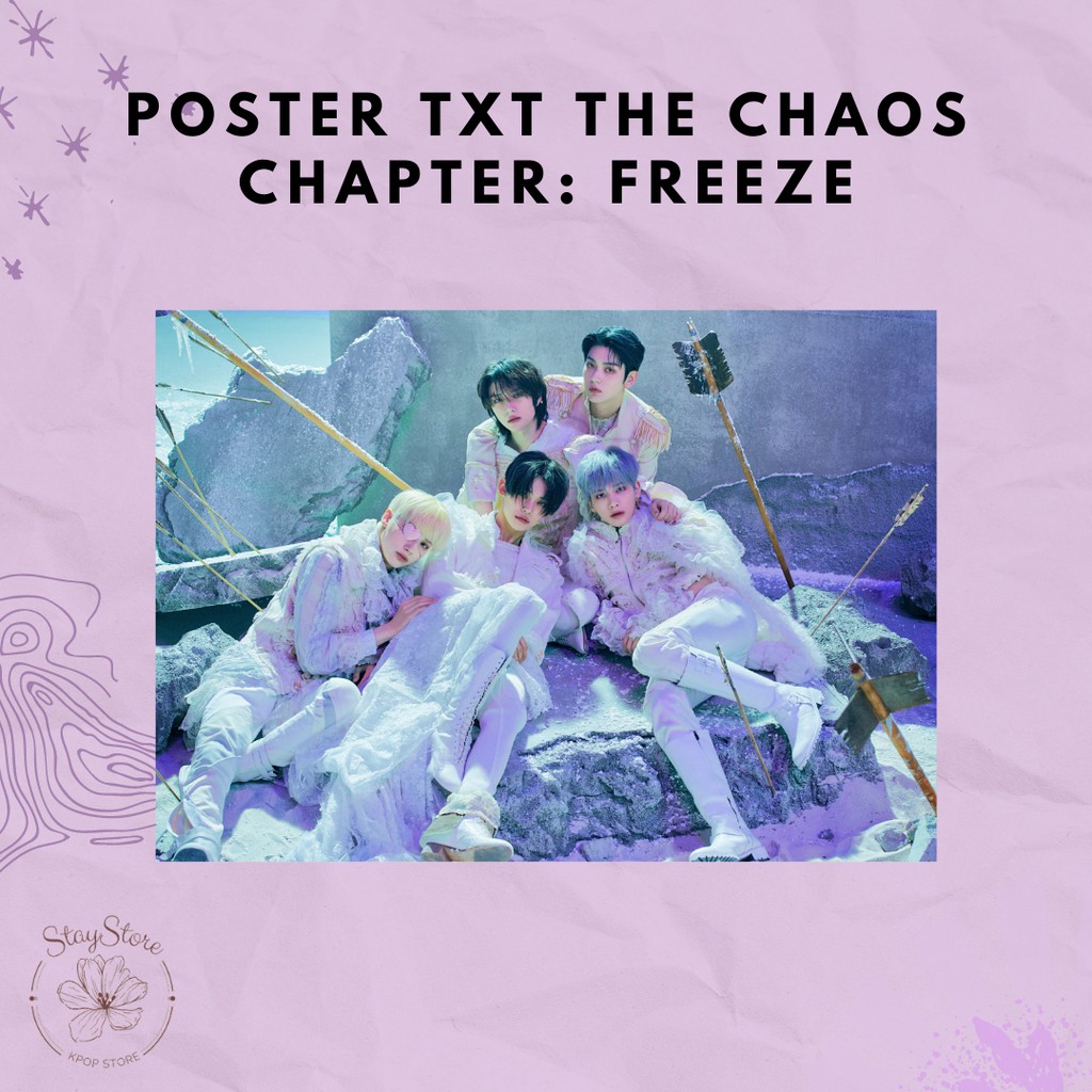 Poster TXT "The Chaos Chapter: Freeze" Txt K-Pop Exclusivo Cartaz KPop ...