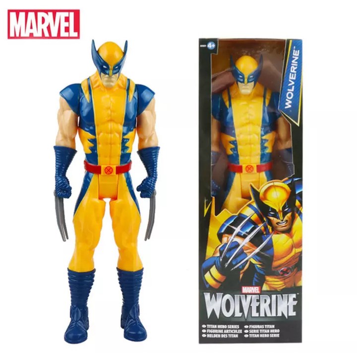 Wolverine Boneco Hasbro 30 CM Marvel Titan Hero Series | Shopee Brasil