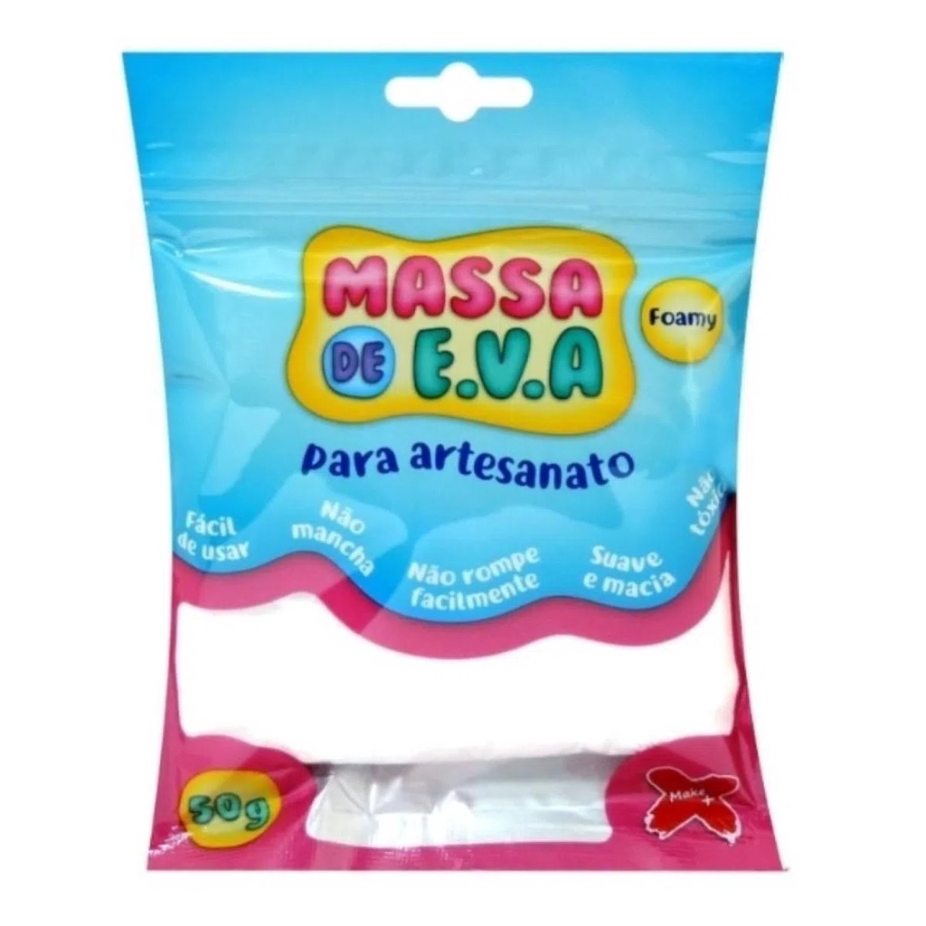 Massa De Eva 50g Massinha Modelar Slime Artesanato Brincar | Shopee Brasil