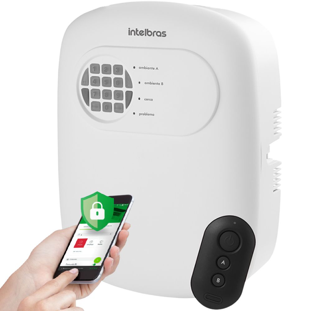 Central De Alarme Não Monitorada Contra Roubo Intelbras Anm 24 Net | Shopee Brasil