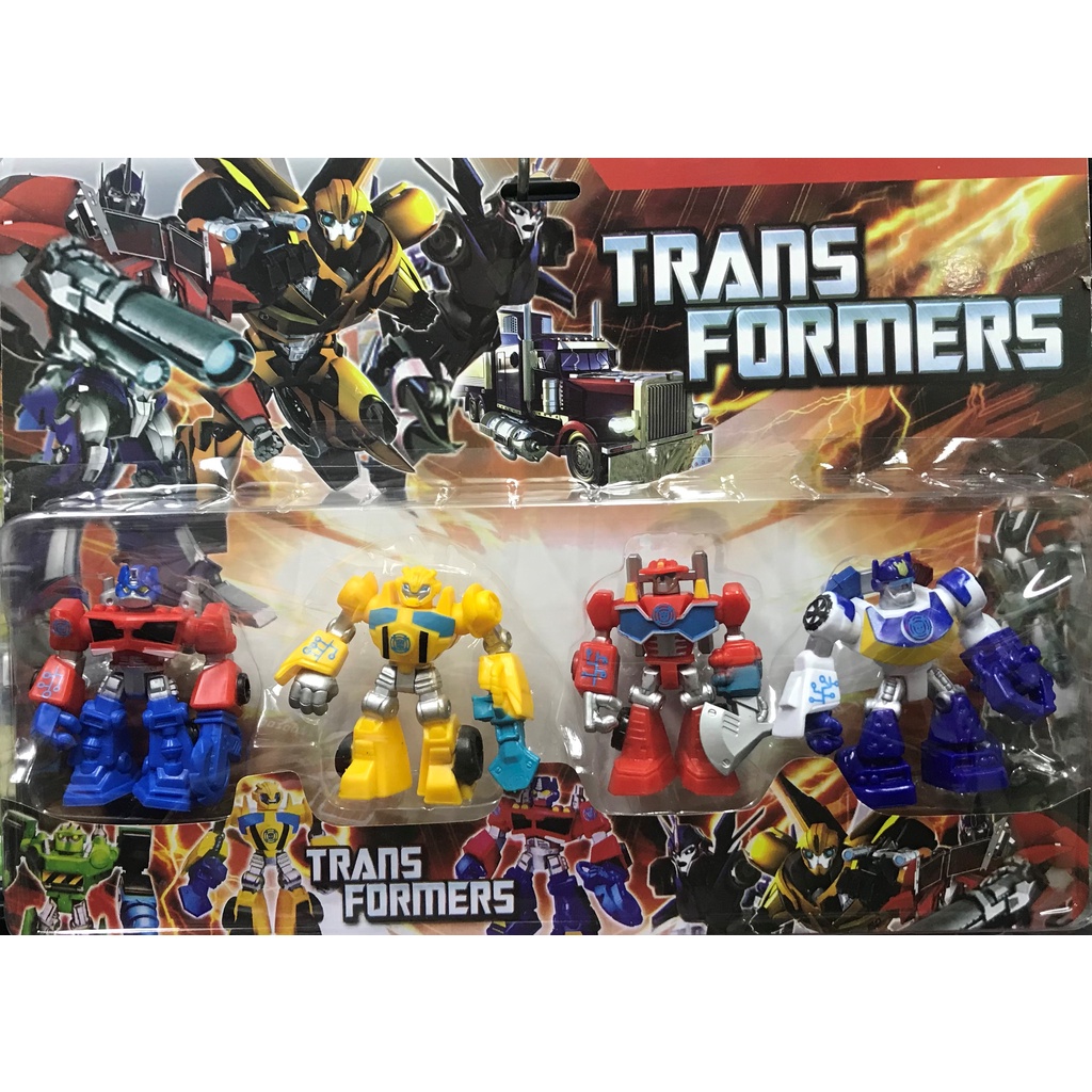 Kit com 4 Bonecos Transformers Rescue Bots Pronta Entrega | Shopee Brasil