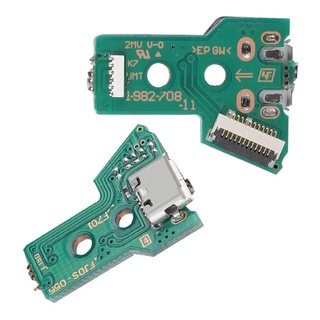 Placa Usb Conector Controle Ps4 Jds Jdm 050 055 + Cabo Flat 12 vias ...