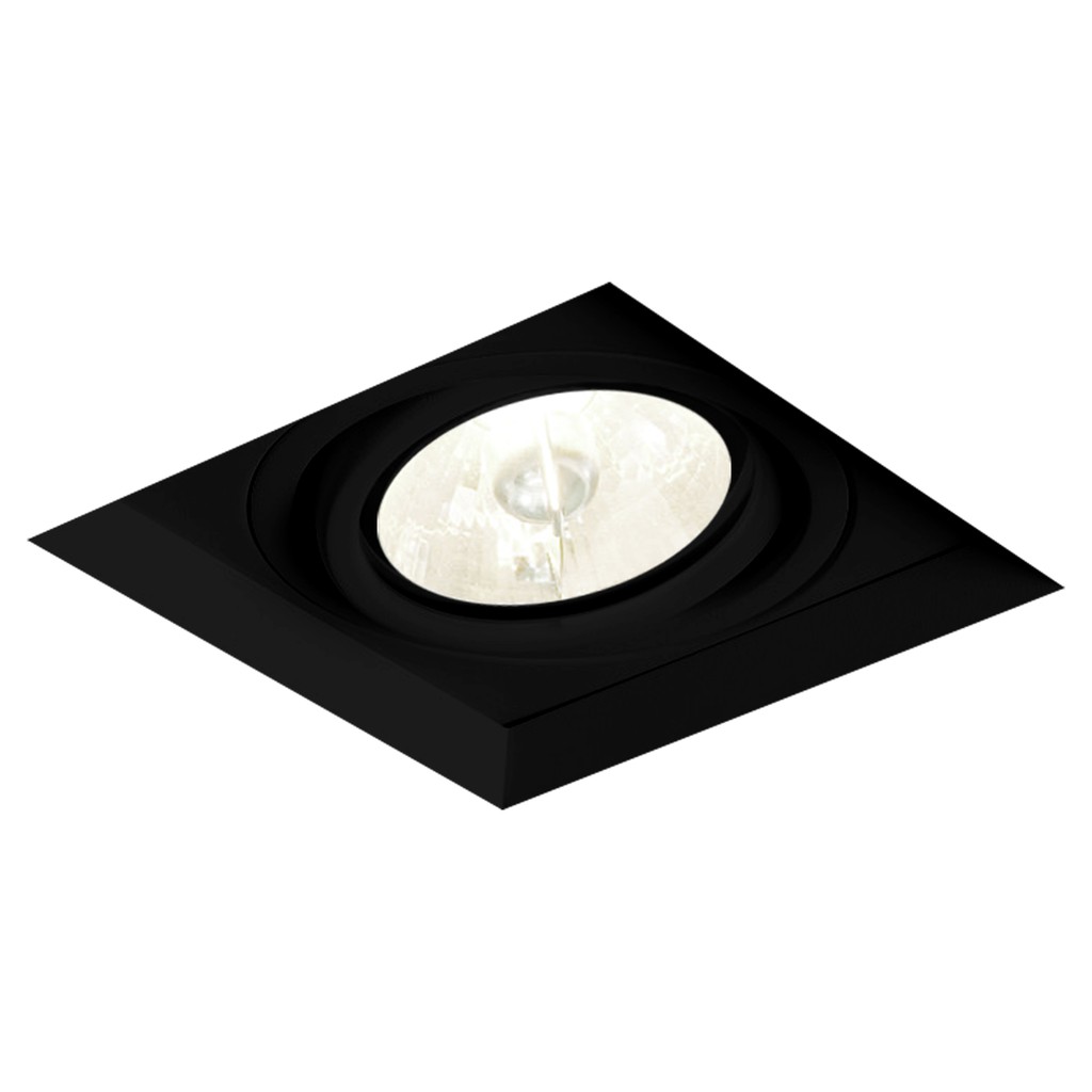 EMBUTIDO NO FRAME II 1 PAR20 PRETO 50W 96X96X130MM – New Line IN60331PT ...