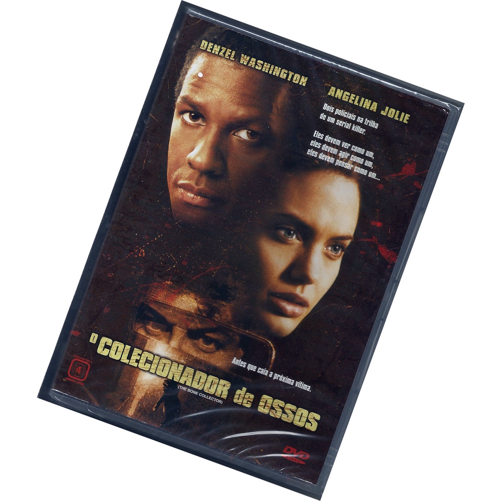 O Colecionador De Ossos Com Angelina Jolie Dvd Lacrado | Shopee Brasil