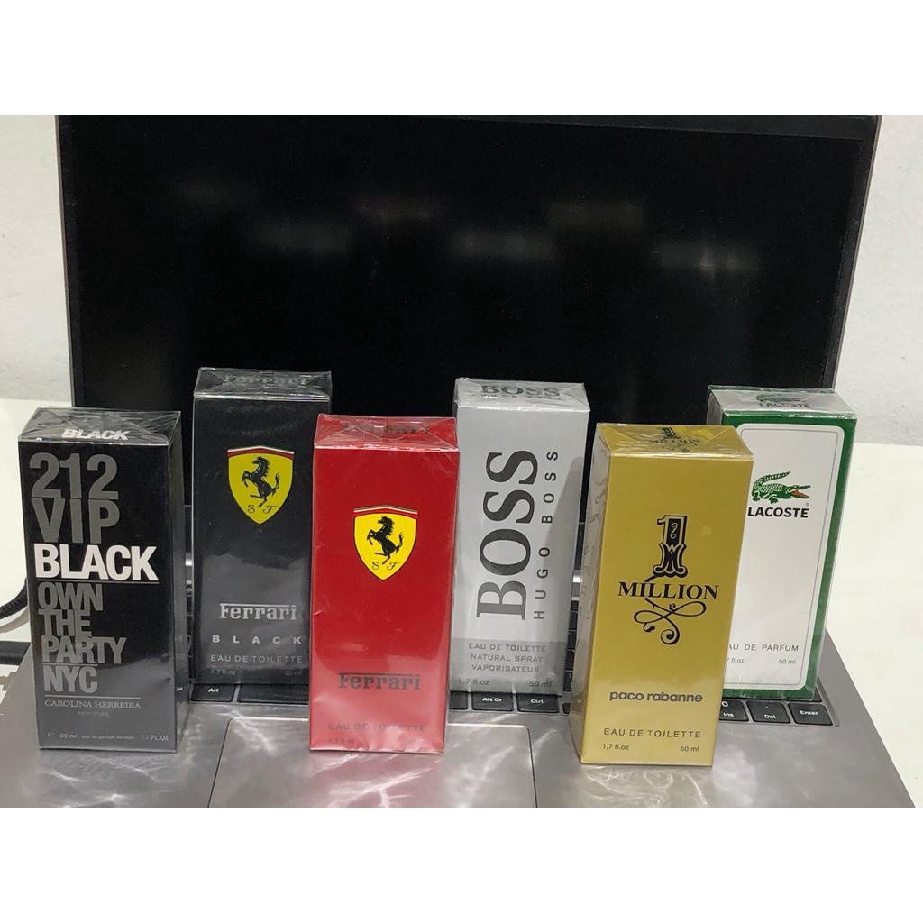 Kit 3 Perfumes importados 50 ML Masculino e Feminino - Desconto no Preço