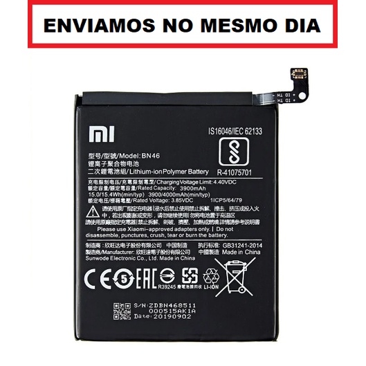 Bateria Nohon Bn4a Xiaomi Redmi Note 7 / Note 7 Pro Lacrada - Desconto ...