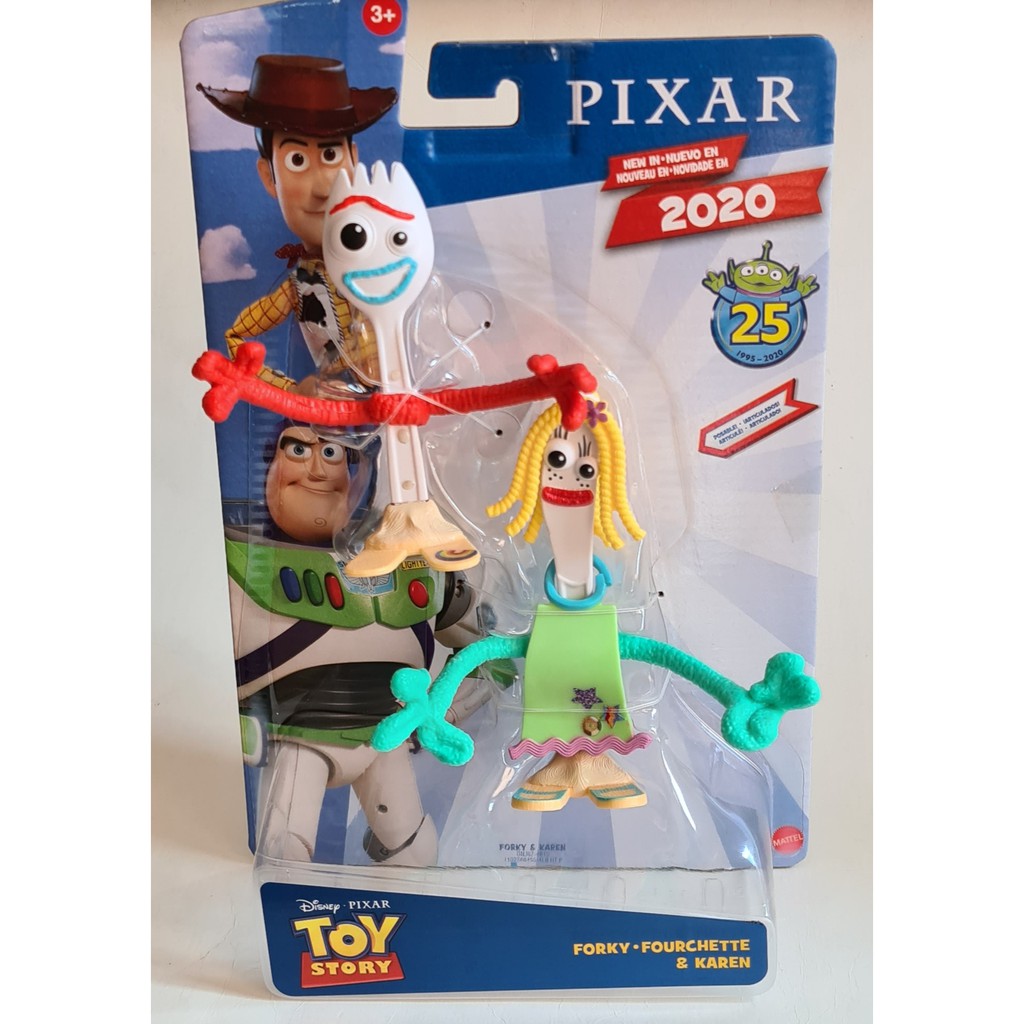 Forky Garfinho E Karen Toy Story Pixar Mattel Original | Shopee Brasil