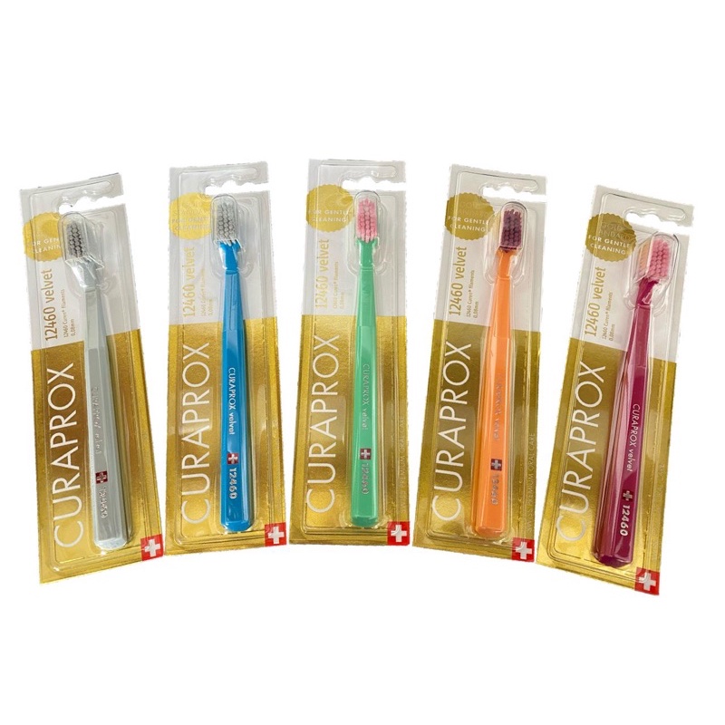 LANÇAMENTO CURAPROX 12460 VELVET ESCOVA DENTAL ADULTO ULTRA MACIA GOLD ...