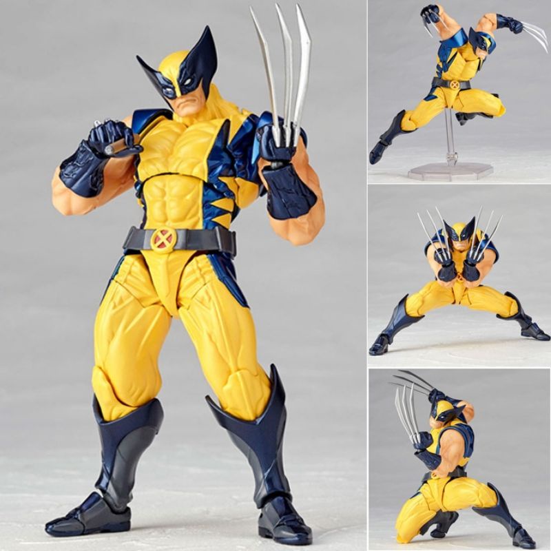 Action Figure Wolverine Revoltech Yamaguchi X-men Boneco | Shopee Brasil