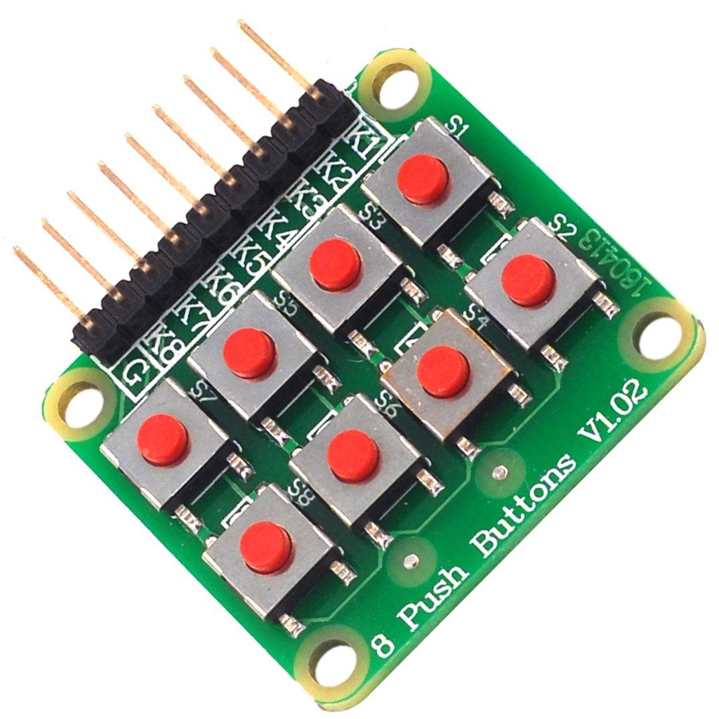 Micro Switch 2*4 Matrix Keyboard 8-bit Independent Button Expansion ...