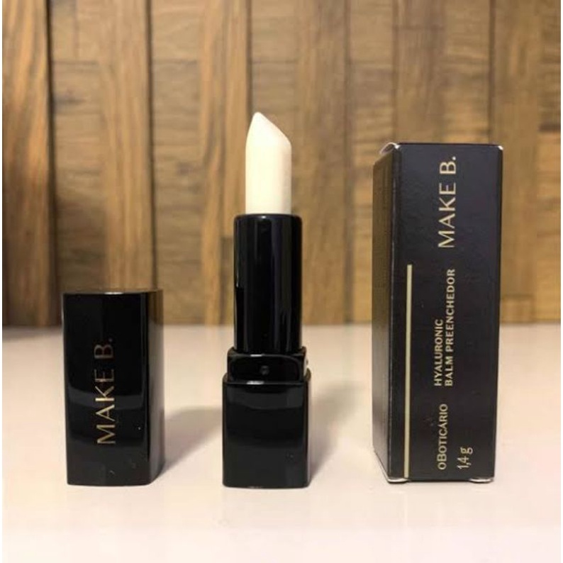 o Boticário Make B. Hyaluronic Incolor - Mini Balm Labial Preenchedor 1 ...