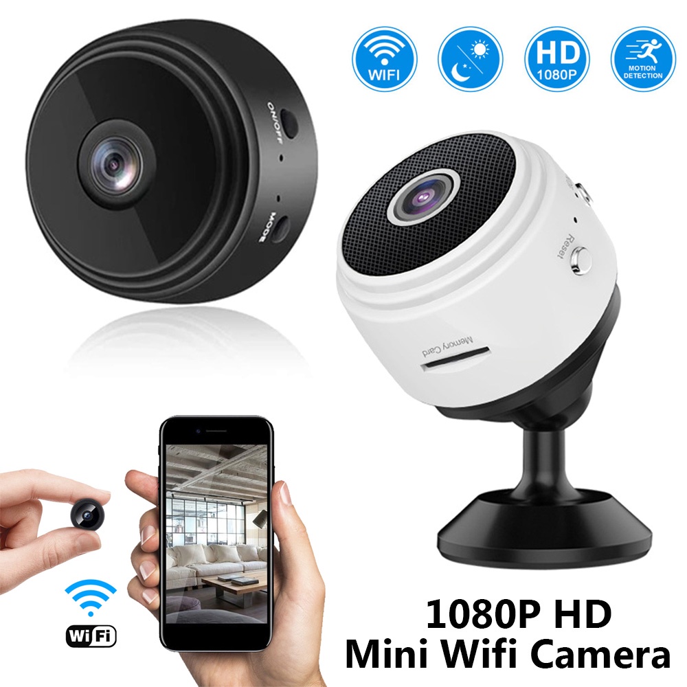 Mini Câmera HD 1080 P IP Motion Sensor Sem Fio Filmadora Versão Noite ...