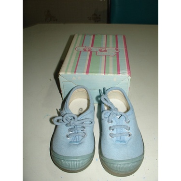 Menina Sapato Conga Baby Azul Cadarço Lindo Intacto 20 Taman | Shopee ...