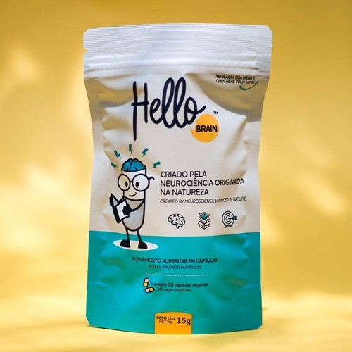 Suplemento Alimentar 30 Cápsulas - Hello Brain | BeeCost