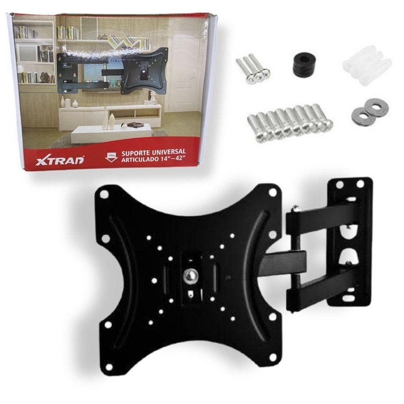 Suporte Universal Articulado Para Tv lcd led 14'' - 42'' | Shopee Brasil