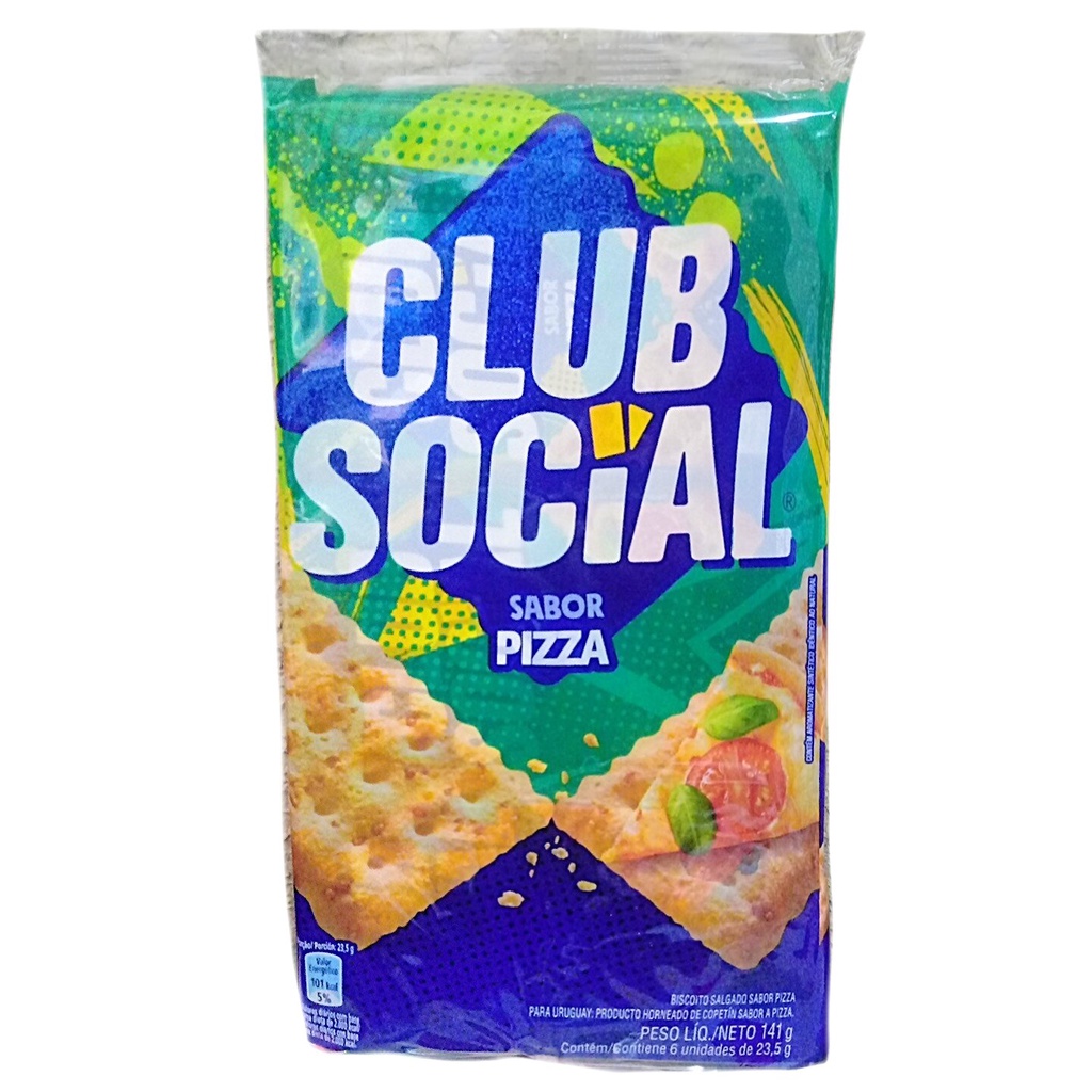 Biscoito Club Social Sabor Pizza 144g | Shopee Brasil