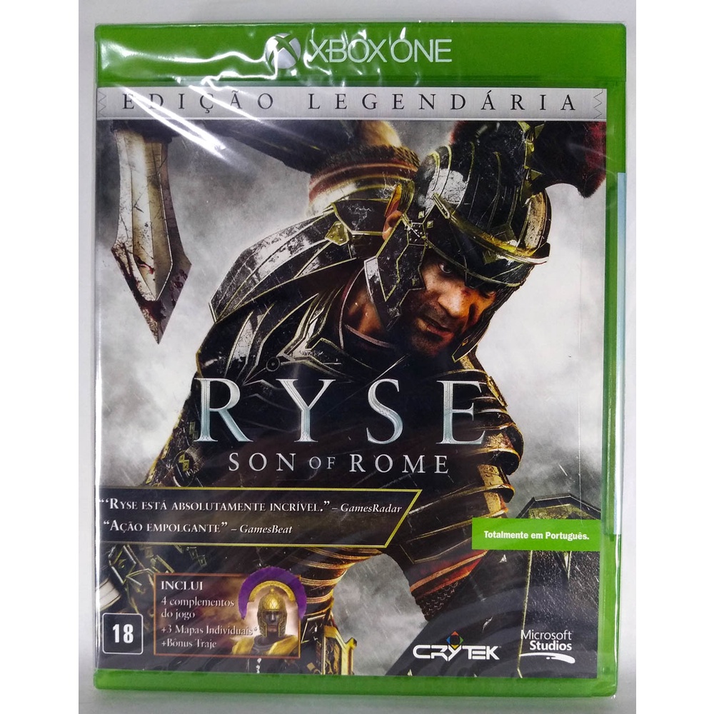 Ryse Son Of Rome Edição Legendária Xbox One Mídia Física Novo Lacrado ...