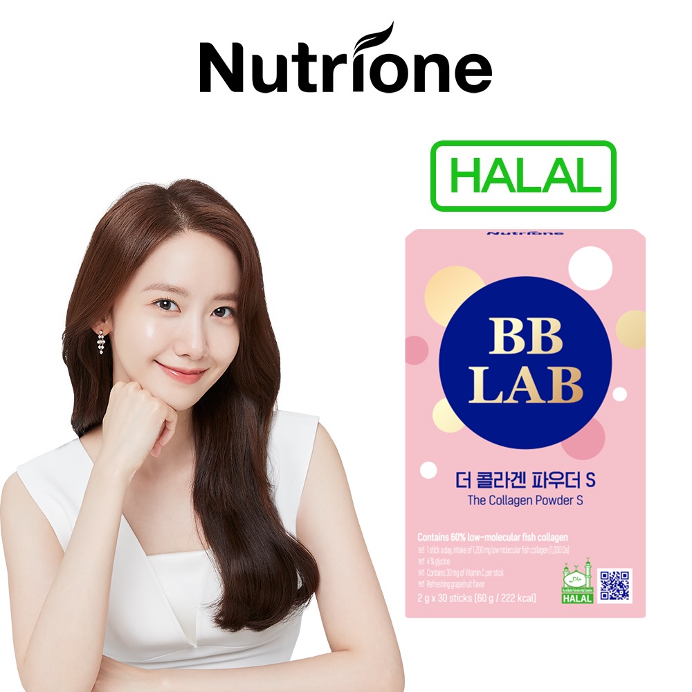NUTRIONE BB LAB Yoona (HALAL) Collagen Powder S (2g x 30 sticks) 1 BOX | Shopee Brasil