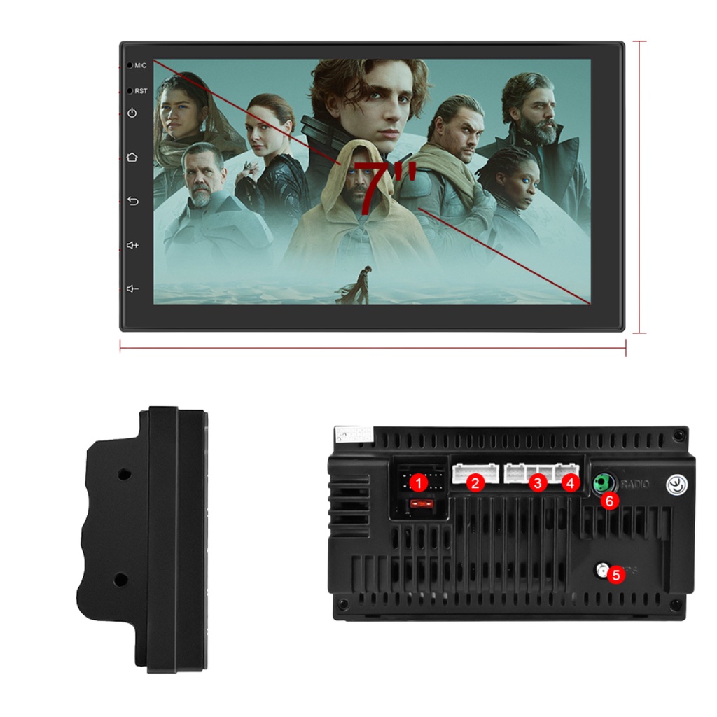 Central Multimidia Android 11 Universal 2din 7 Wi-fi Bt 32g | Shopee Brasil