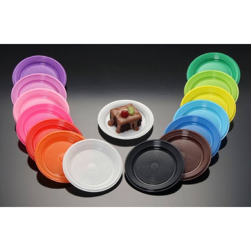 Pratinho plástico descartável 15cm Biodegradável 10unidades - Prato ...