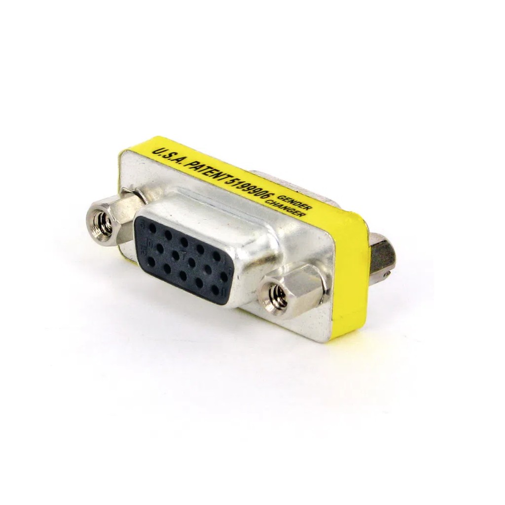 Adaptador Conector Vga Femea X Femea Permite Emenda De Cabos | Shopee ...