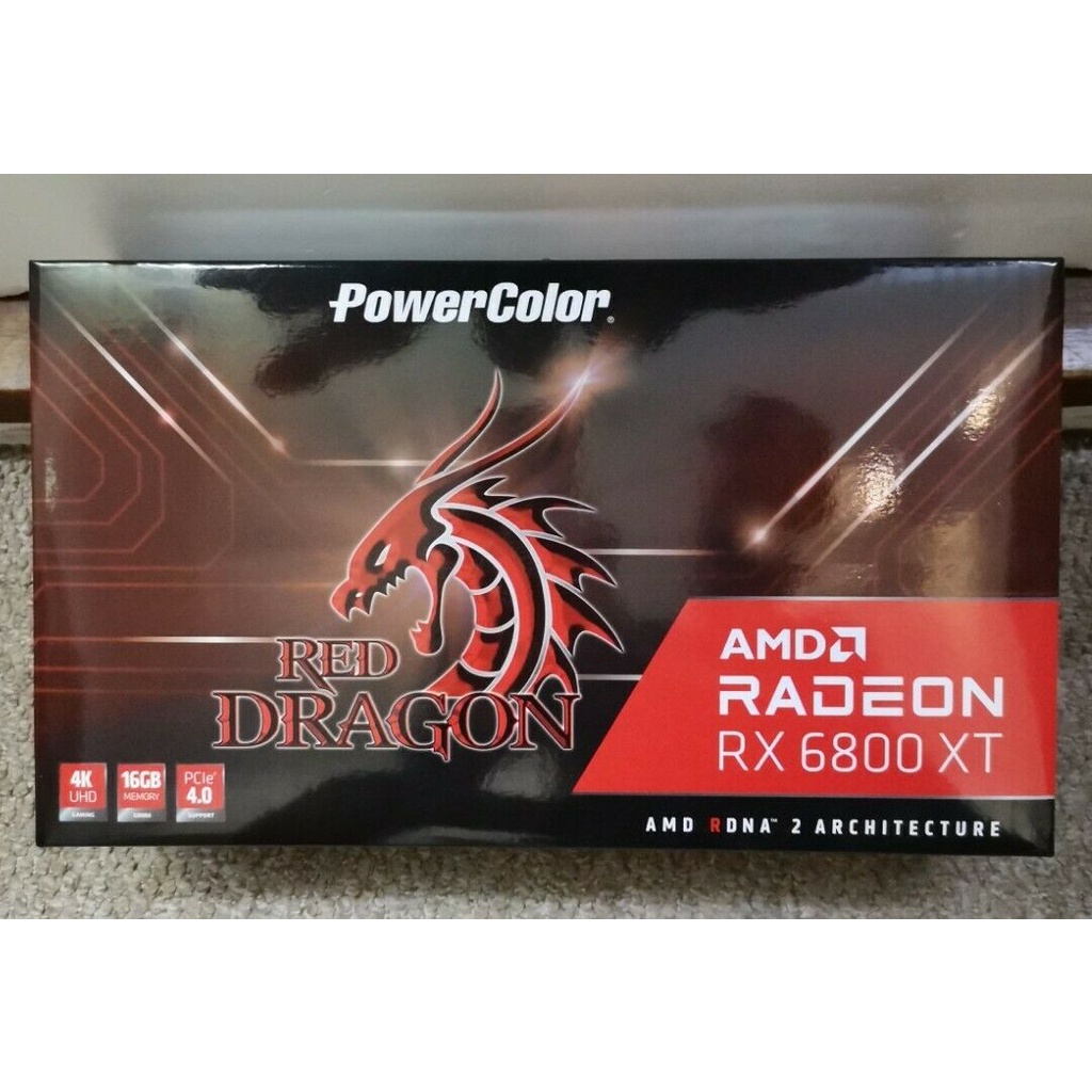 Powercolor AMD Radeon Red Dragon RX 6800 XT | Shopee Brasil