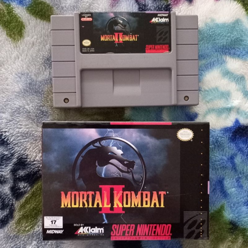 Jogo Mortal Kombat 2 Super Nintendo Original | Shopee Brasil