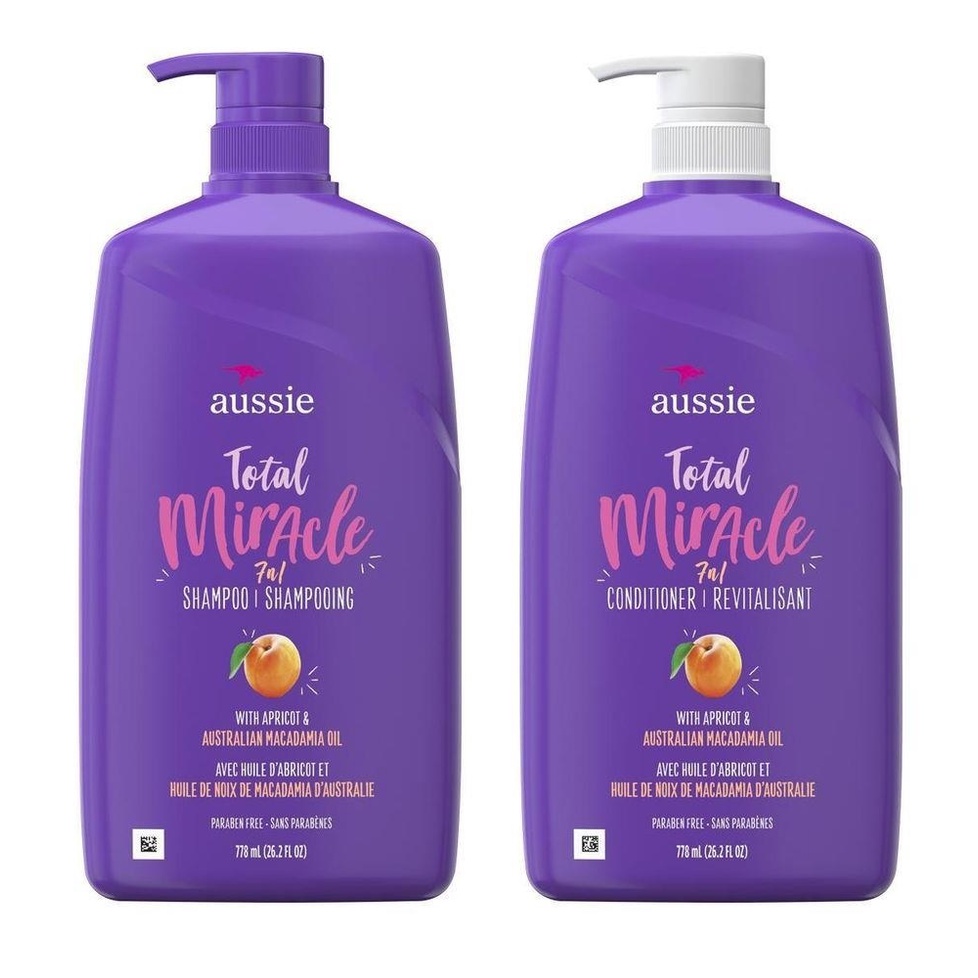 Combo Kit Aussie Total Miracle 7 in 1 Shampoo + Condicionador 778ml ...