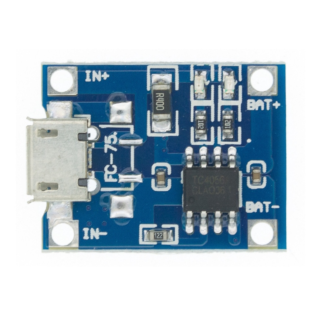 Módulo Carregador de Bateria de Lítio TP4056 - Escorrega o Preço
