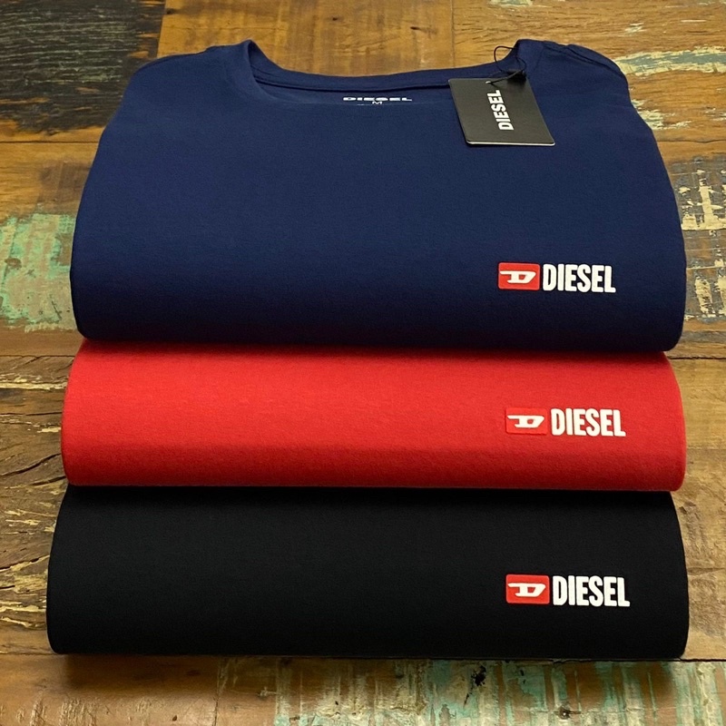 Camiseta Diesel logo tradicional 100% algodão várias cores a pronta ...