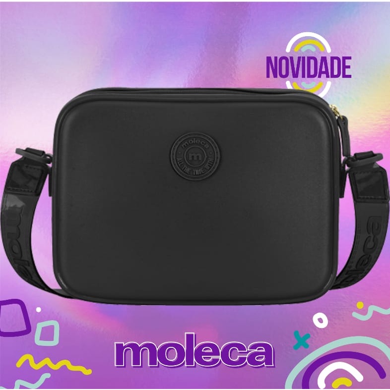 Bolsa Moleca Original Tiracolo Transversal Preto 15787 | Shopee Brasil
