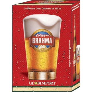 COPO DE VIDRO CHOPP BRAHMA 350ml | Shopee Brasil