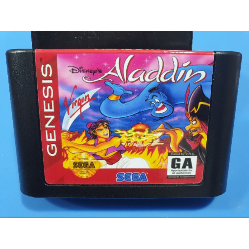 cartucho do mega drive Aladdin 2. | Shopee Brasil