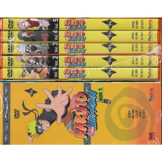 Naruto Shippuden - Box 1 com 5 DVDs - Novo Lacrado | Shopee Brasil