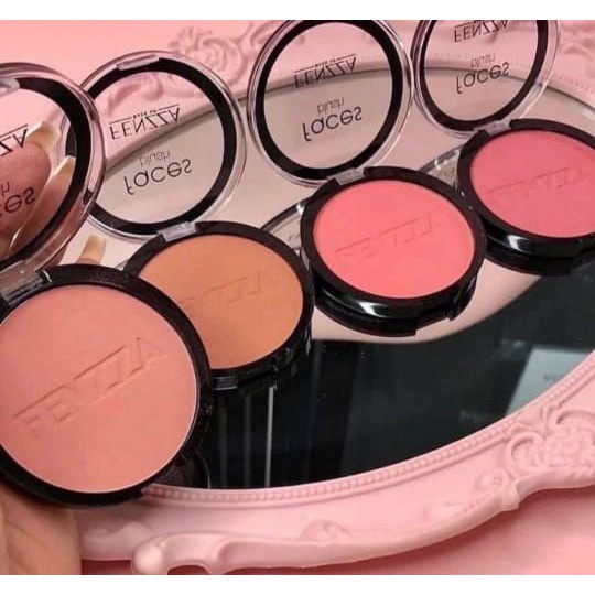 Blush Facial Super Pigmentado Rosa Cintilante Rosado Coral Terra Marrom ...