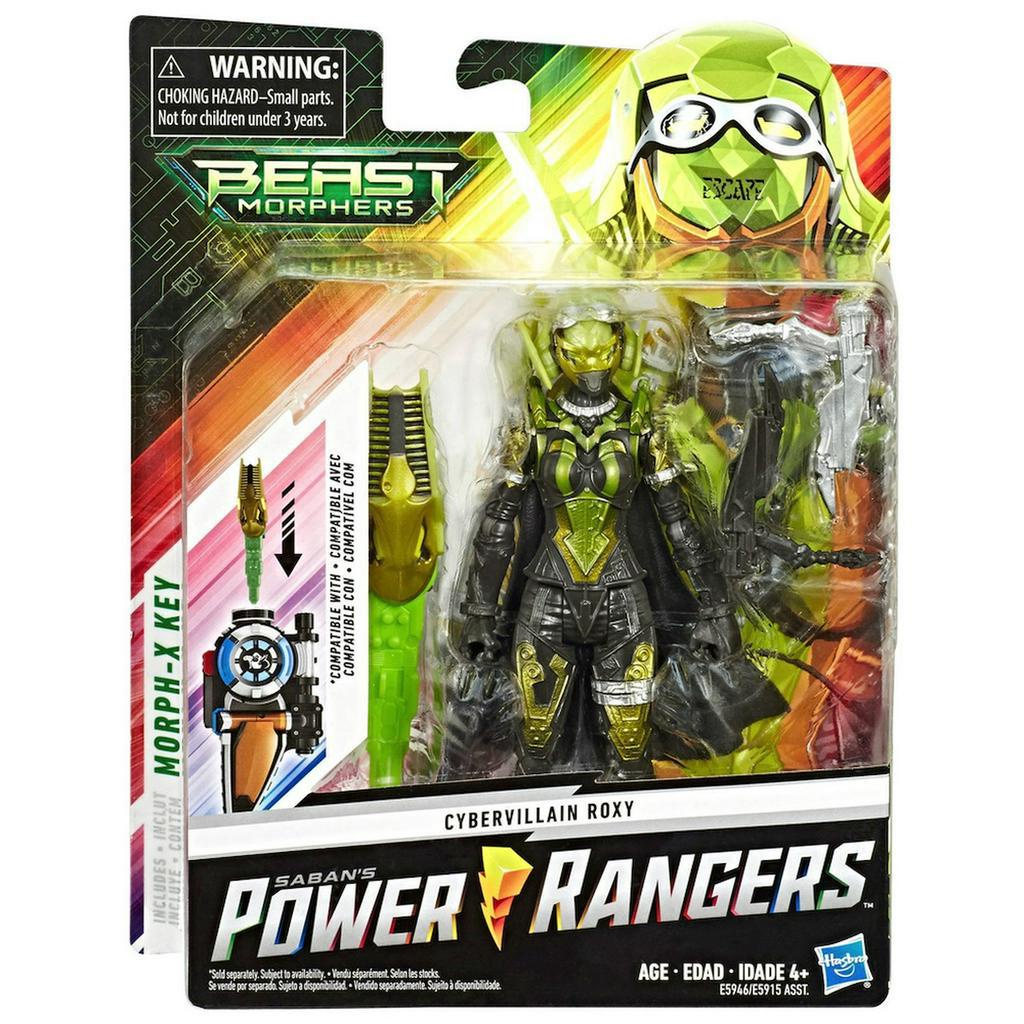 Boneco Power Rangers Beast Morphers Cyber Vilao Roxy E5915 | Shopee Brasil
