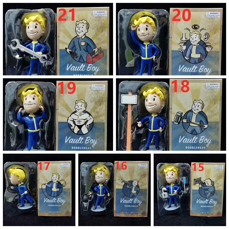 Game Fallout 4 Vault Boy 7 Estilo Shaking Head Dolls Pvc Figura ...