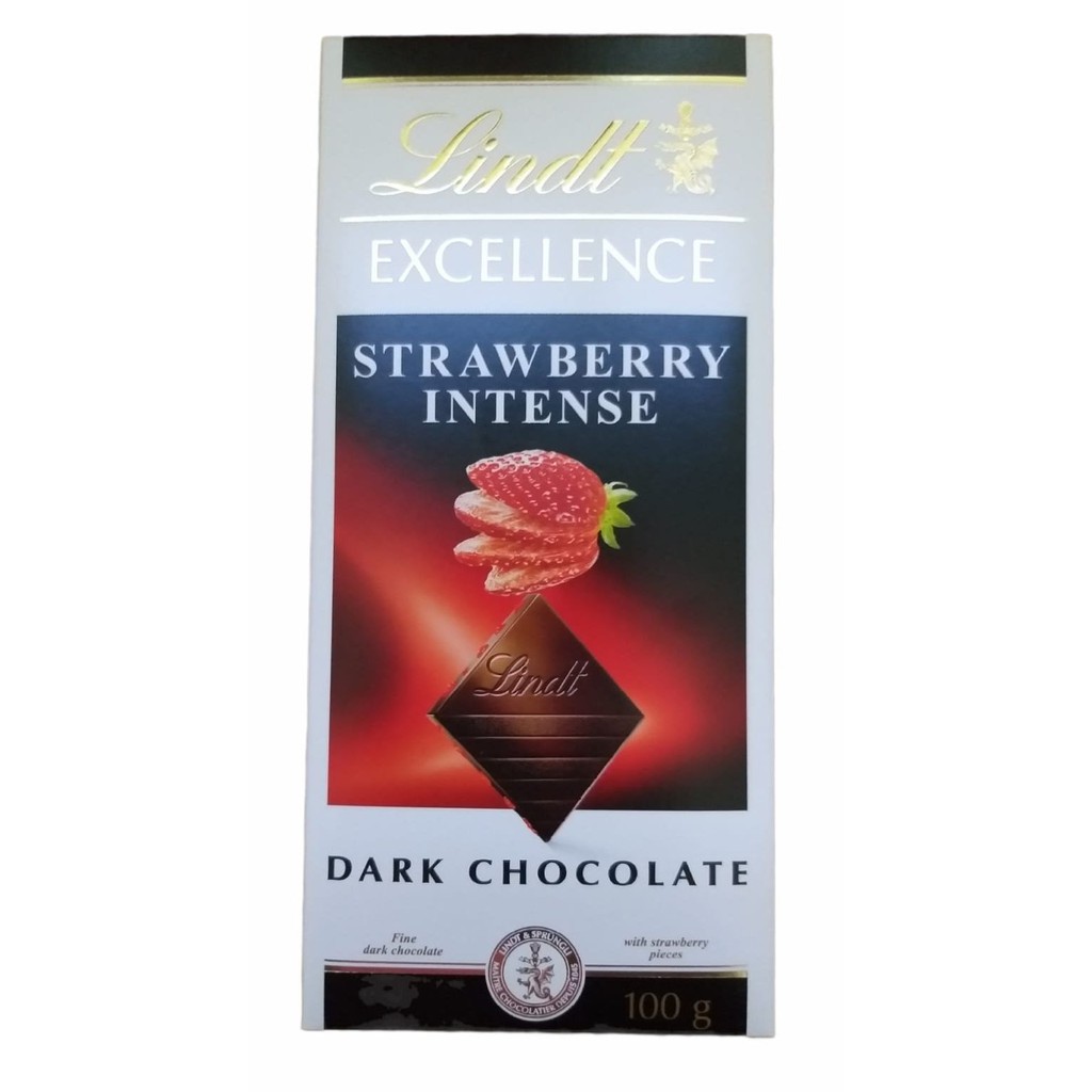 Chocolate Lindt premium Excellence Morango Intense Dark - SUPER OFERTA ...