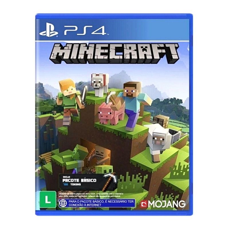 Minecraft - Ps4 - Midia Fisica | Shopee Brasil